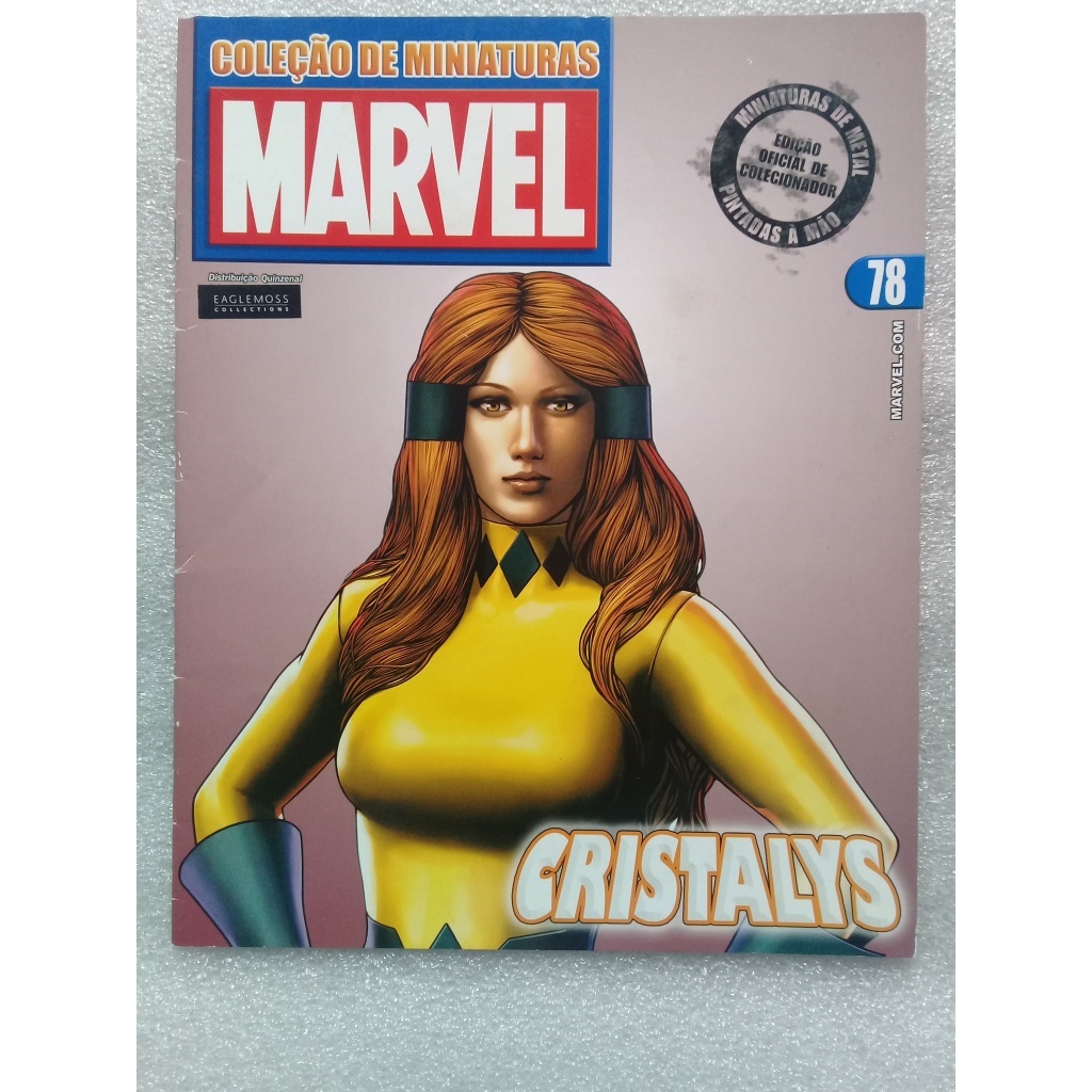 Revista Cristalys - Eaglemoss Marvel ( só a revista ) | Shopee Brasil