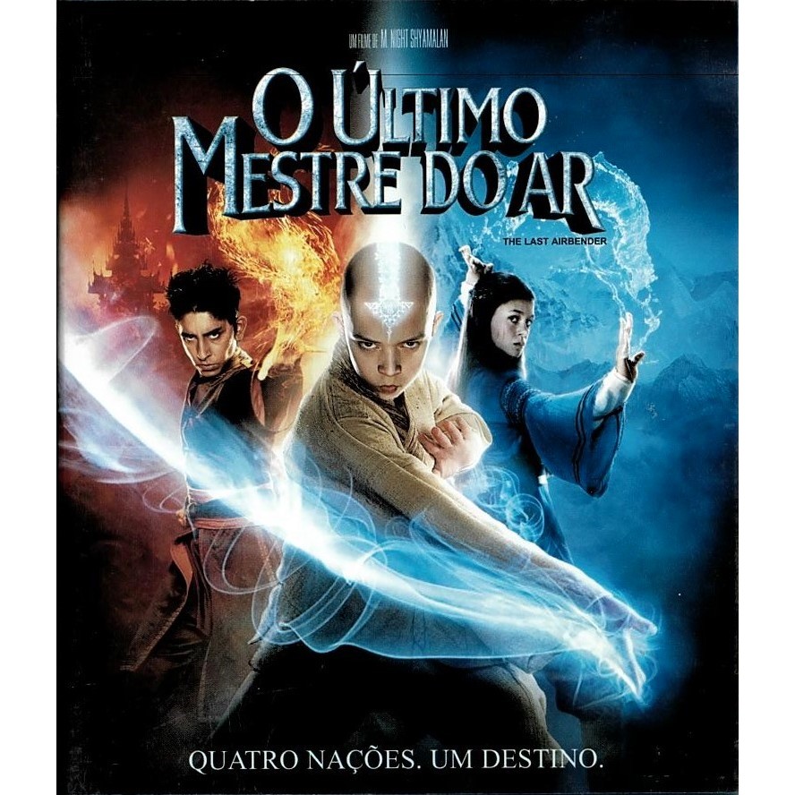 FILME - O ÚLTIMO MESTRE DO AR (The Last Airbender) - BLURAY - DUBLADO ...