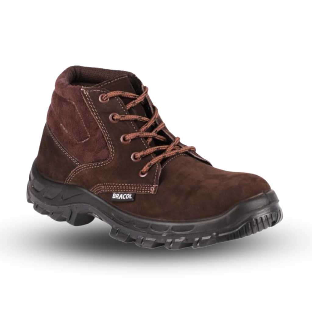 Bota Nobuck Modelo Baa Bracol - CA 40872 Marrom | Shopee Brasil