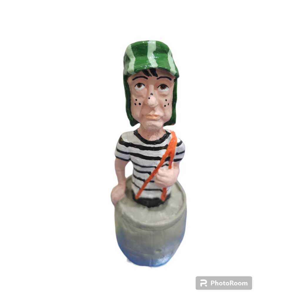 Boneco Chaves No Barril Em Resina 18cm Turma Do Chaves | Shopee Brasil