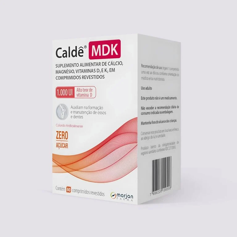 SUPLEMENTO ALIMENTAR CALDÊ MDK 1000UI C/60 COMPRIMIDOS | Shopee Brasil