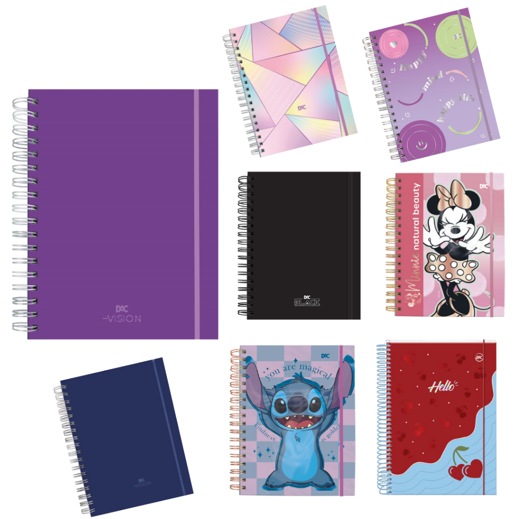 Caderno Universitário Smart Inteligente 10 Matérias - DAC - Faz a Boa!