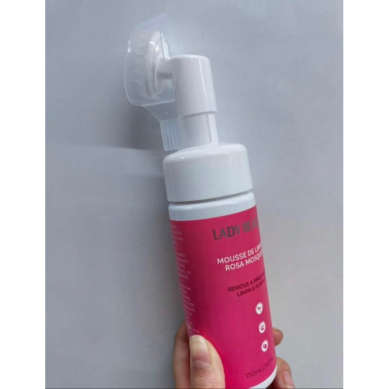Mousse de Limpeza Facial Rosa Mosqueta 150ml Lady Beauty - Escorrega o ...