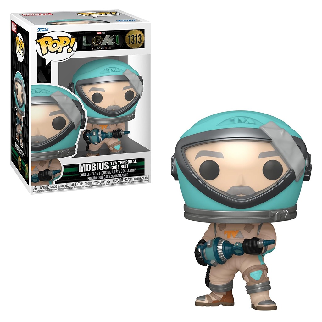 FUNKO POP MARVEL LOKI S2 - MOBIUS (TVA TEMPORAL CORE SUIT) 1313 NOVO ...