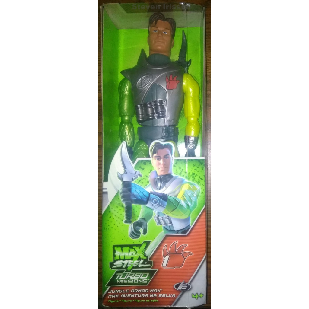 Boneco Max Steel Jungle Armor Max/Max Aventura na Selva | Shopee Brasil