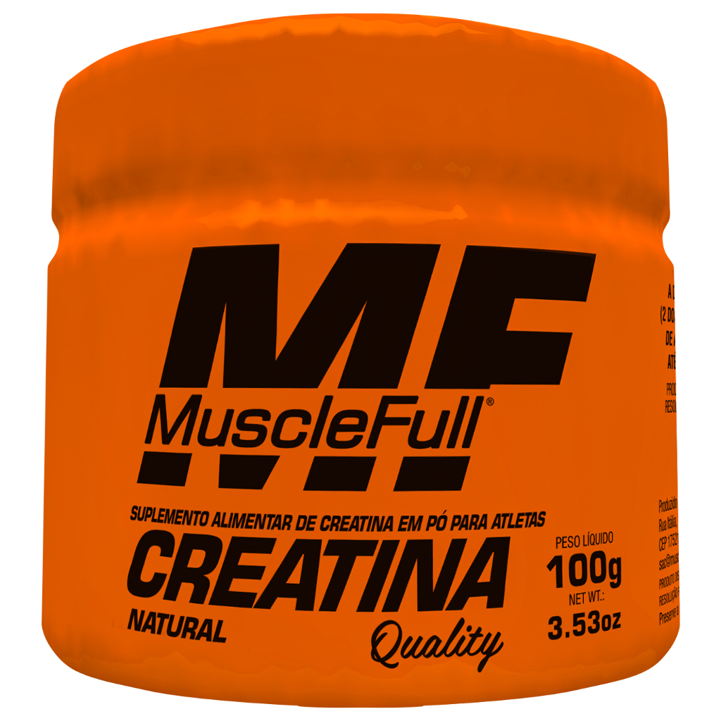 Creatina Monohidratada Com Maltodextrina 100g Muscle Full | Shopee Brasil