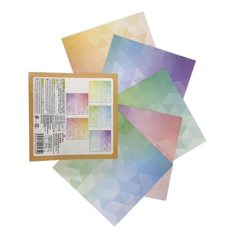 Papel Origami Degradê Tom Pastel 15x15 100 UNID | Shopee Brasil