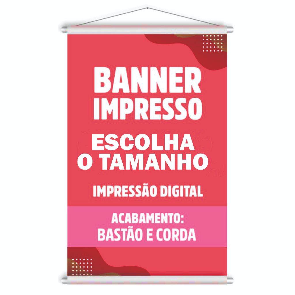 Banner Personalizado escolha o tamanho(Valores Melhorados) | Shopee Brasil