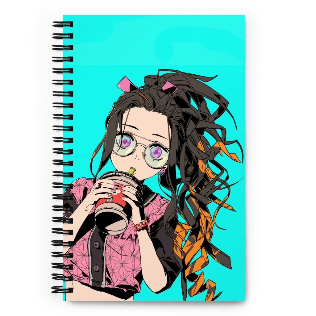Spiral notebook | Kamado Nezuko - Demon Slayer / Kimetsu no Yaiba ...