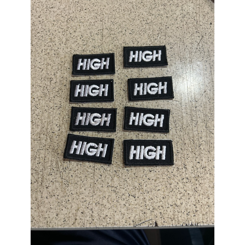 Patch High bordado termocolante 10unidades | Shopee Brasil