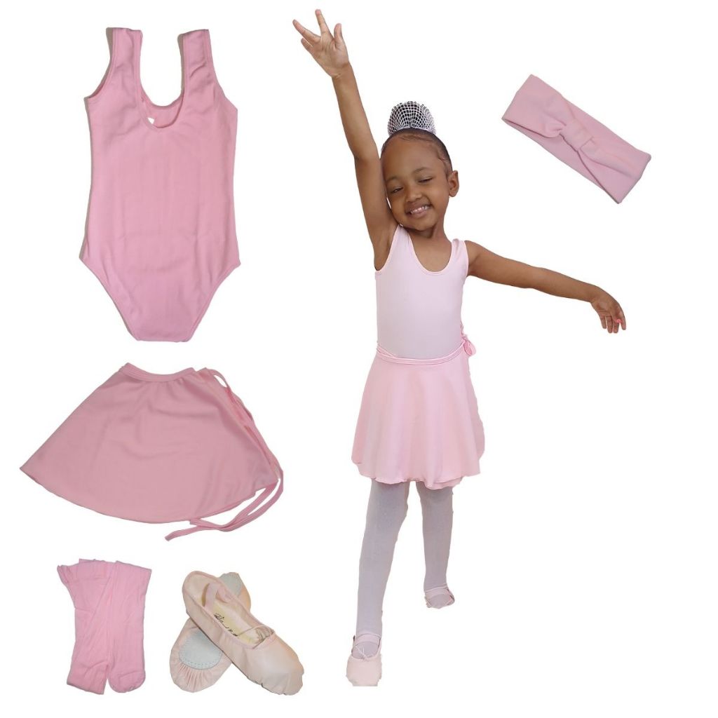 Roupa de Ballet com uniforme completo de balé para bailarina infantil ...
