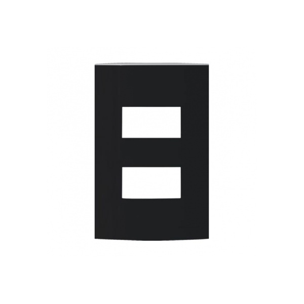 Conjunto 4x2 Com 2 Tomada 2P+T 20A Sleek Ebony MarGirius | Shopee Brasil