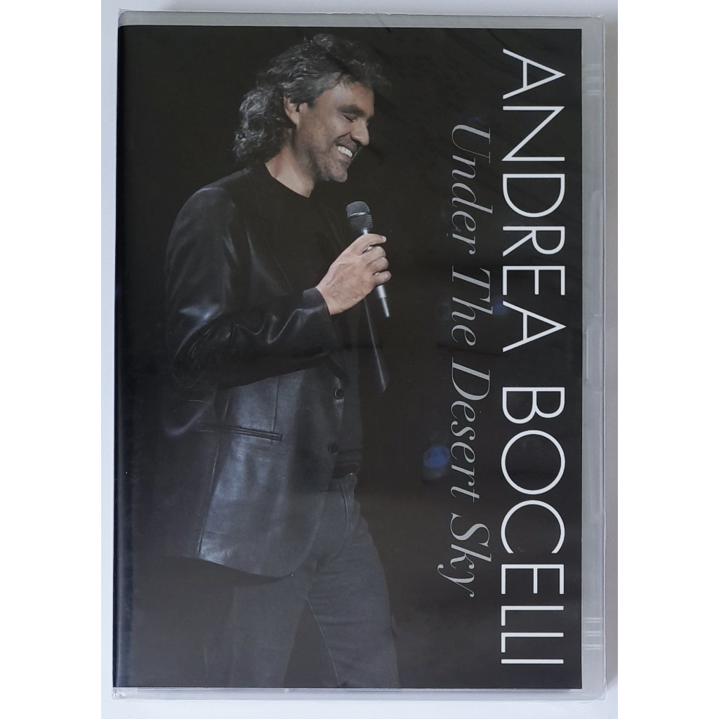 Dvd Andrea Bocelli - Under The Desert Sky - 2006 - Lacrado | Shopee Brasil
