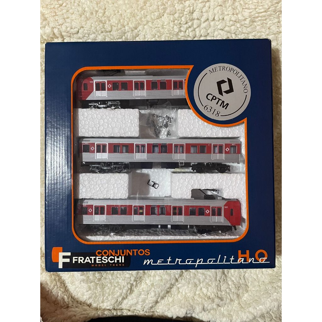Trem Metropolitano CPTM - 6318 FRATESCHI | Shopee Brasil