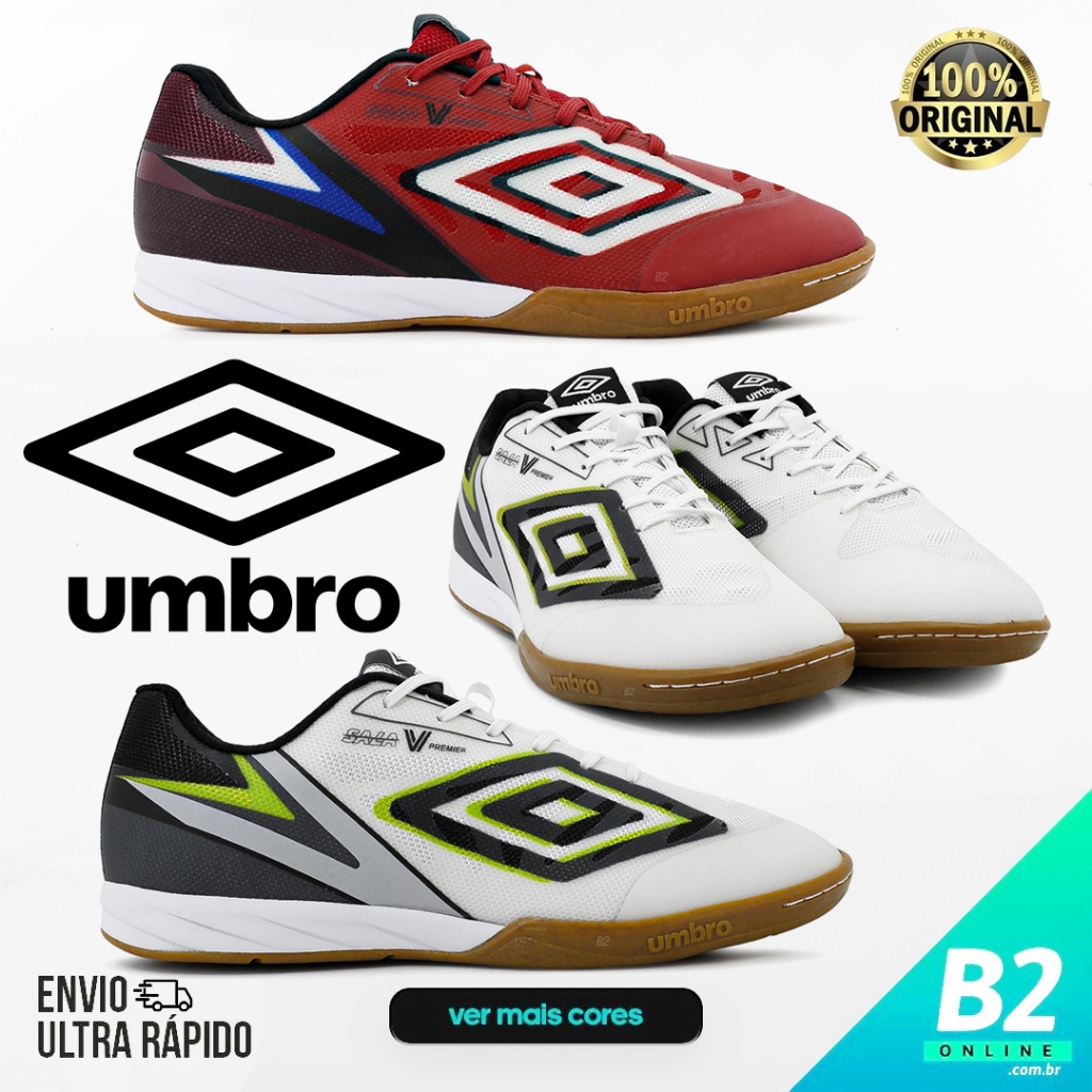 Chuteira Futsal Umbro Sala 5 Premier Masculina Original com Nota Fiscal e Garantia | Shopee Brasil