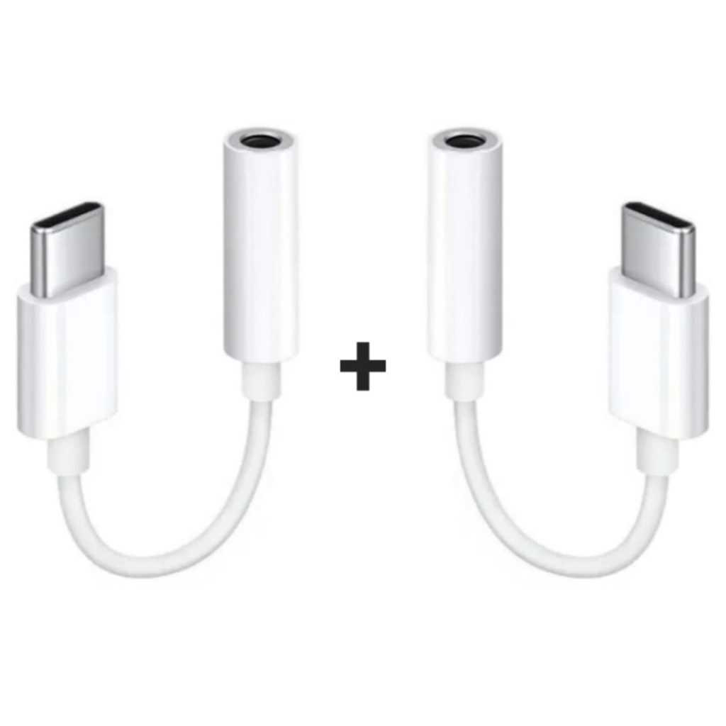Kit 2 Cabos Tipo-C x P2 Adaptador Conector USB-C e P2 - ENVIO IMEDIATO ...