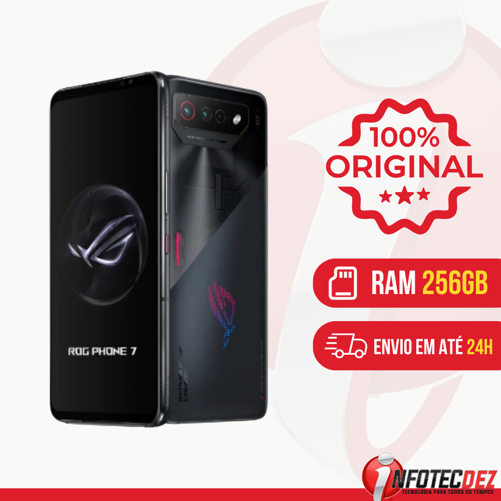 Asus Rog Phone 7 256gb Black | Shopee Brasil