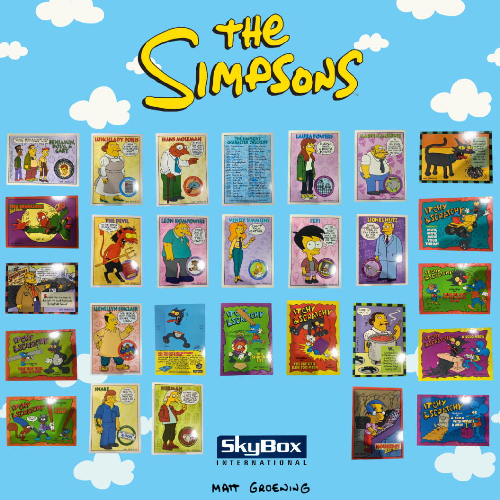 28 Cards Os Simpsons Skybox 1994 TCG | Shopee Brasil