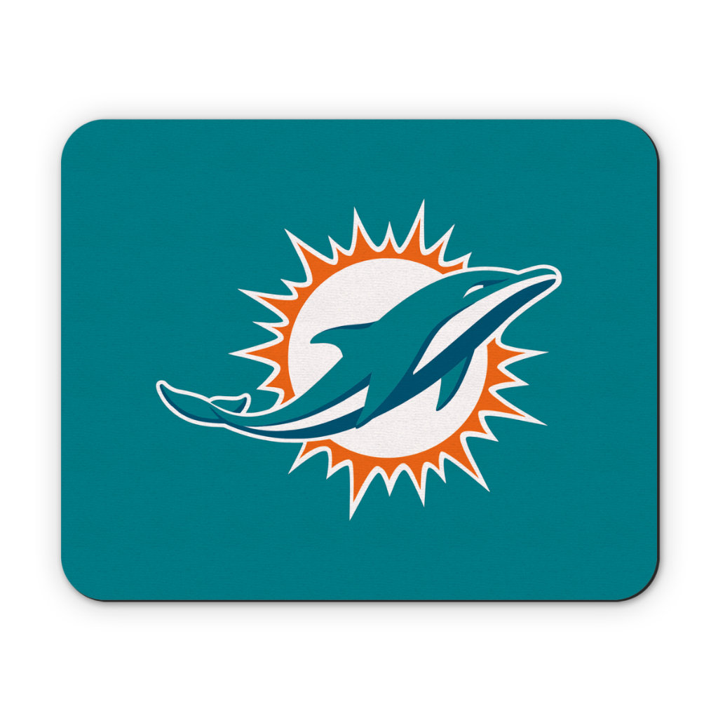 Mousepad Estampado Miami Dolphins 21x17cm Neoprene | Shopee Brasil