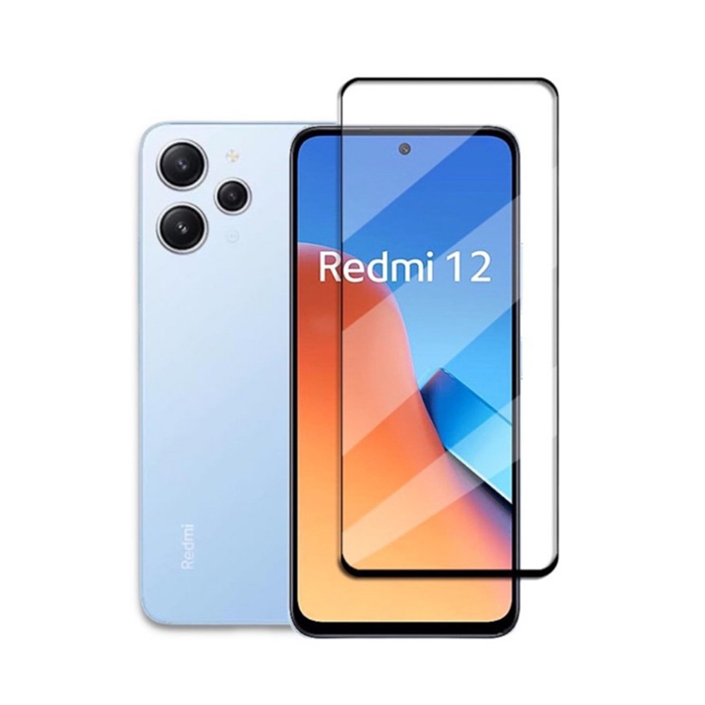 Película 3D Redmi 12 4G Vidro Temperado Protetora De Tela Full Cover Celular Xiaomi | Shopee Brasil