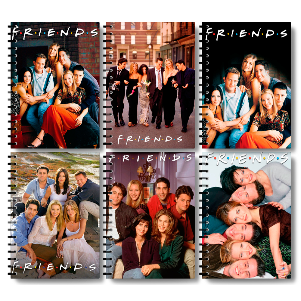 Adesivos Personalizado Capa para Caderno Friends [07-12] TV Serie ...
