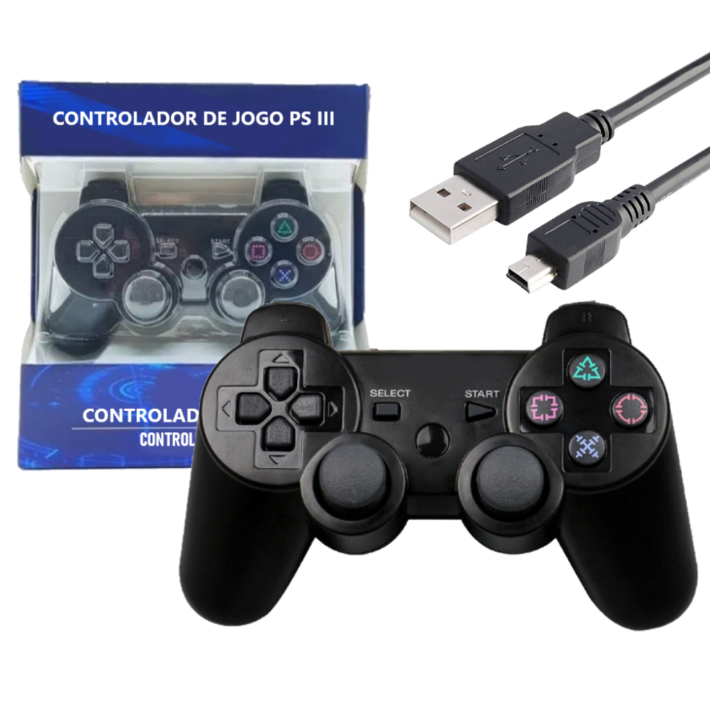 Controle manete Ps3 Playstation 3 Sem Fio de alta qualidade | Shopee Brasil