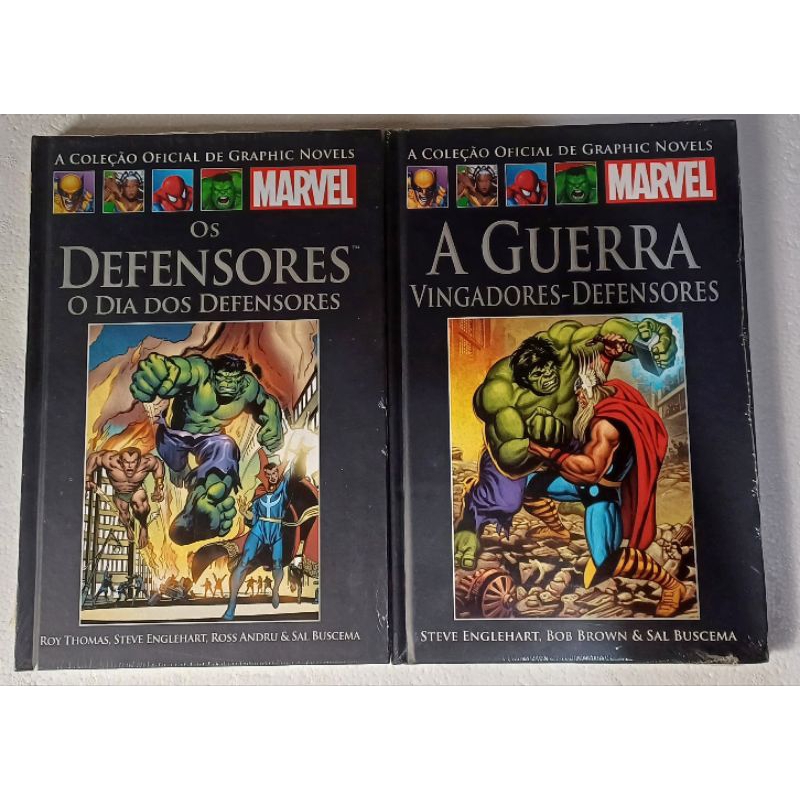 Coleção Salvat Marvel Clássicos Os Defensores O Dia dos Defensores e A ...