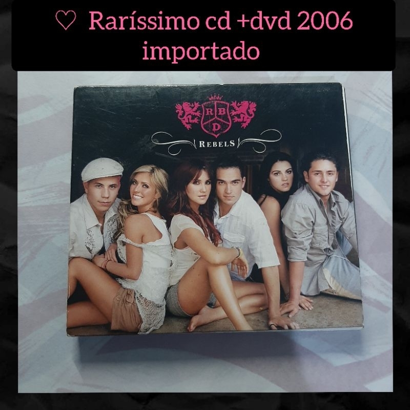 Cd + dvd Rbd rebelde Rebels 2006 importado | Shopee Brasil