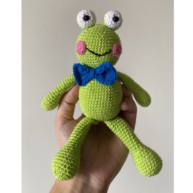 Boneco Amigurumi Sapo 20cm | Shopee Brasil