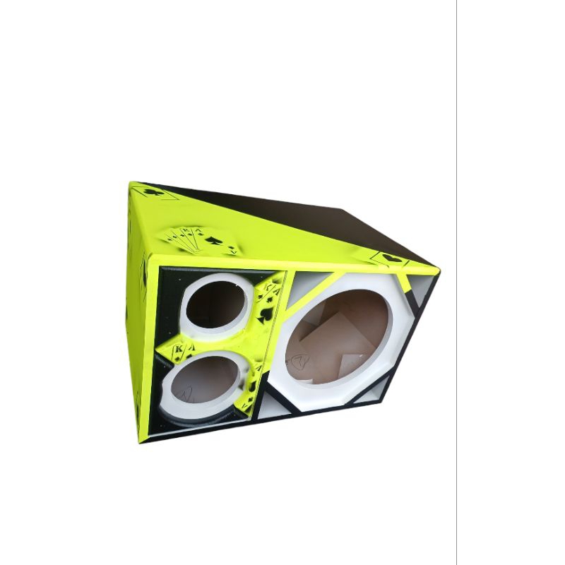 Caixa trio Full Trape de 10 " / 12" ou 15" corneta e Tweeter | Shopee ...