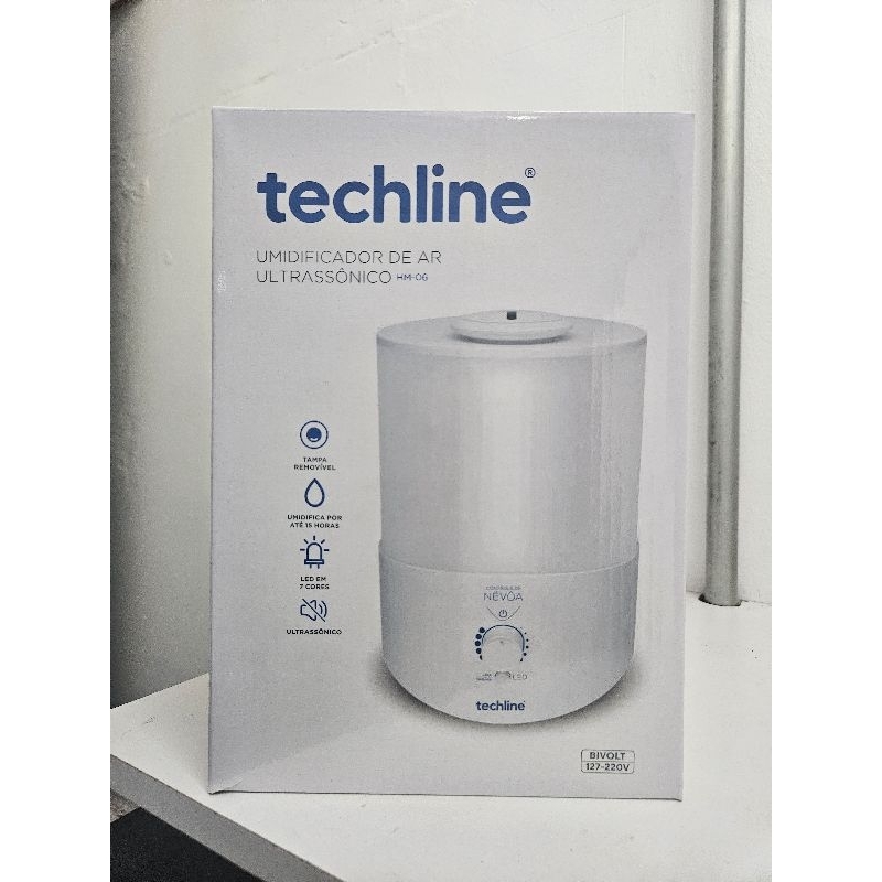 Umidificador de ar ultrassônico 2,5L Techline | Shopee Brasil