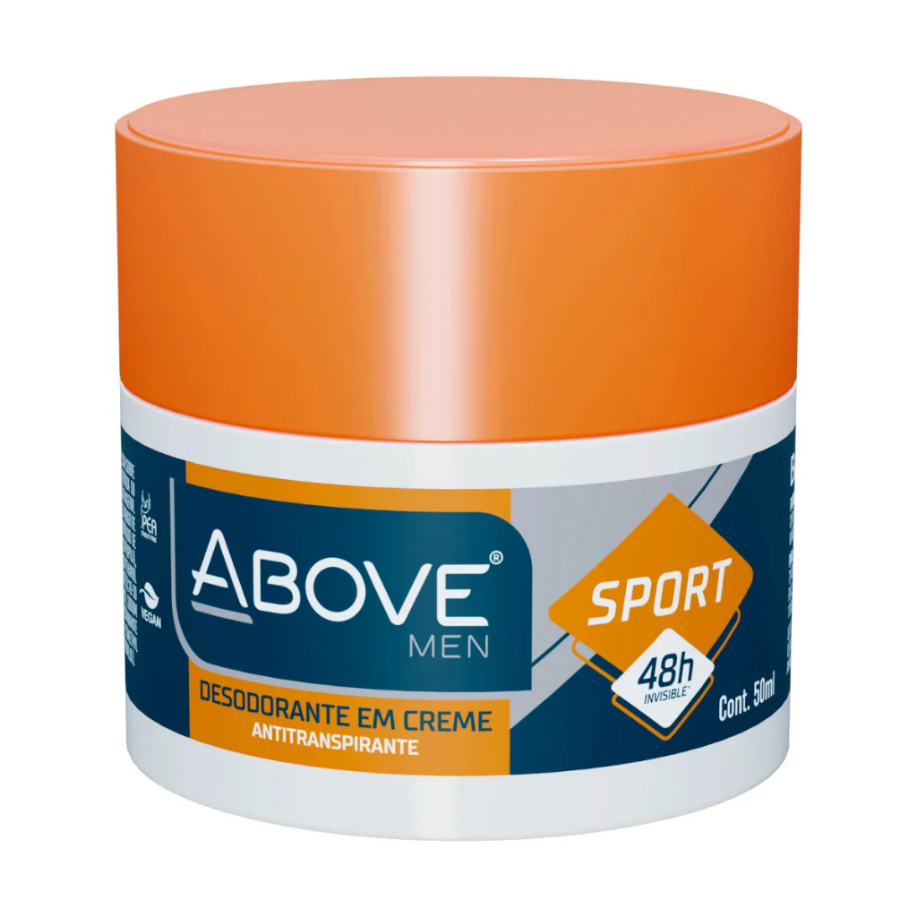 Desodorante Creme Above Men Sport 50g C/6 Unidades | Shopee Brasil