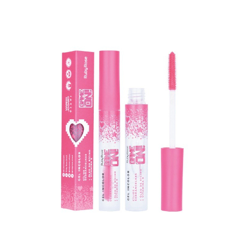 GEL INCOLOR CÍLIOS + SOBRANCELHAS GAME ON Ruby Rose rímel | Shopee Brasil