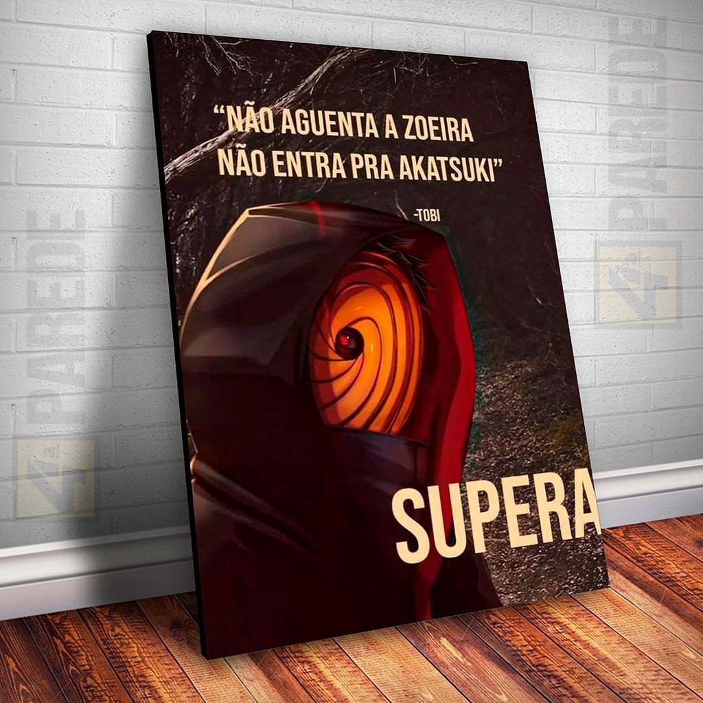 Quadro Decorativo - Tobi - Obito Uchiha - Supera - Meme - 20x30cm ...