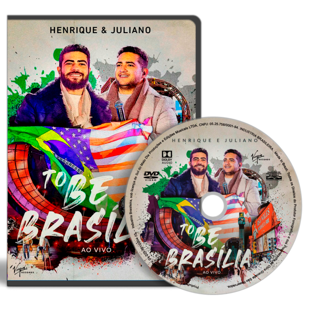 DVD - Henrique & Juliano To Be em Brasília | Shopee Brasil