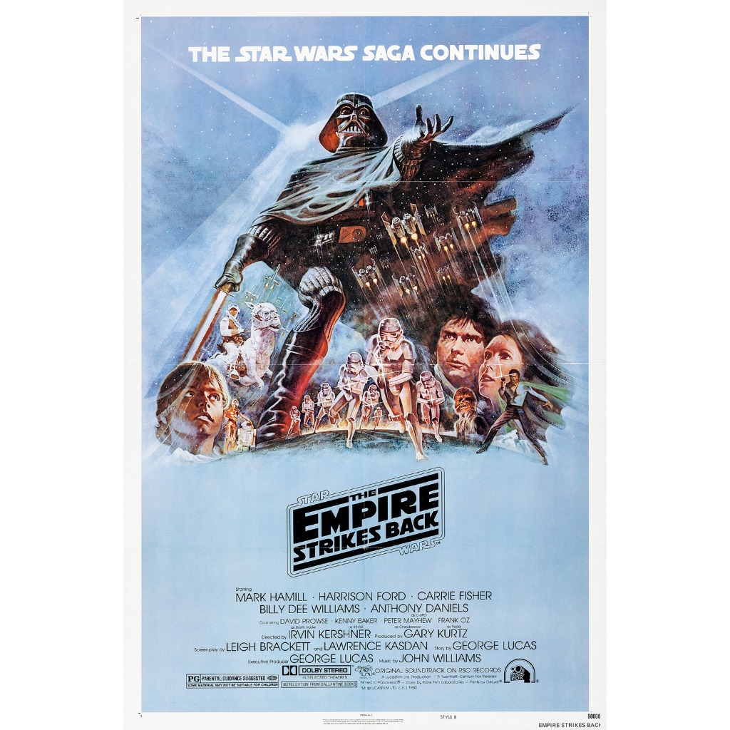 Star Wars The Empire Strikes Back 1980 A3 (29,7x42cm) - Poster Cartaz ...