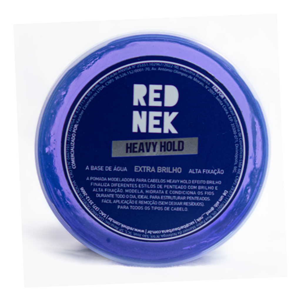 Pomada Para Cabelo Efeito Brilho Heavy Hold - Red Nek 70g | Shopee Brasil