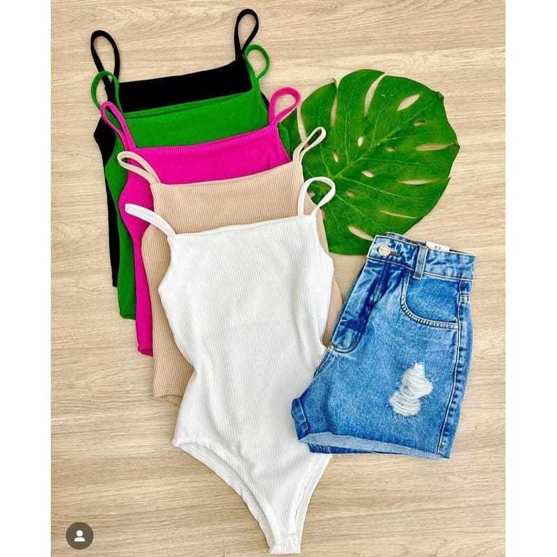 Body Modinha Bodye Bori Bore Feminino Decote Alcinha Anarruga | Shopee ...