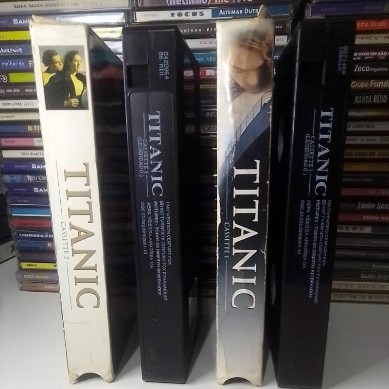 VHS DUPLO - TITANIC (LEGENDADO) | Shopee Brasil