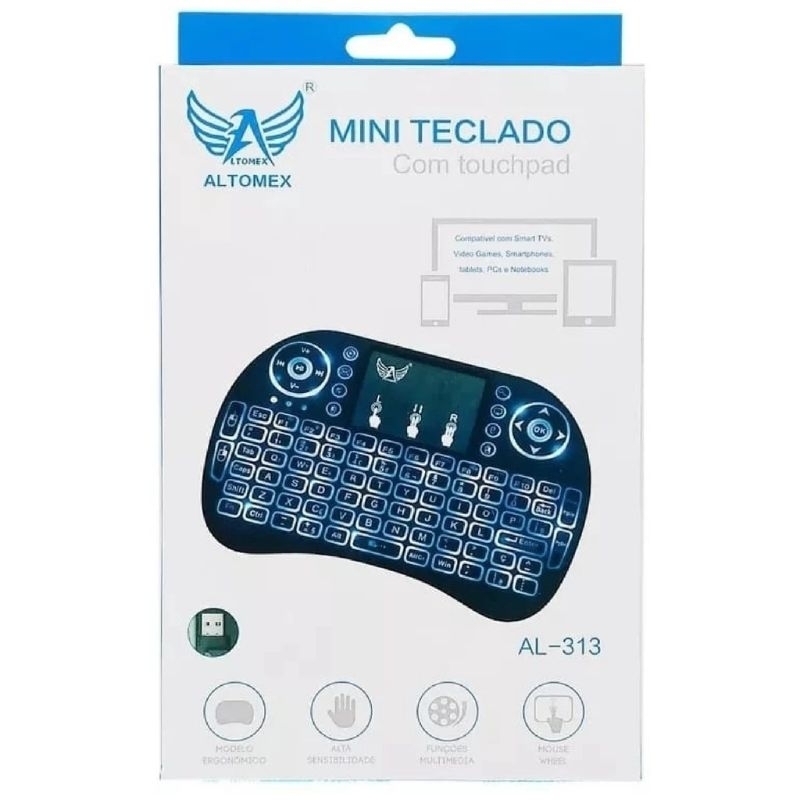 Mini Teclado Bluetooth para Smart TV/Notebook | Shopee Brasil