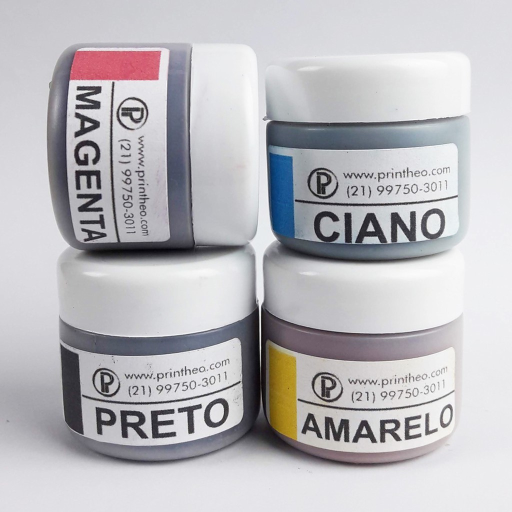 Kit Corantes Reativos Para Tie-dye CMYK (Completo) | Shopee Brasil