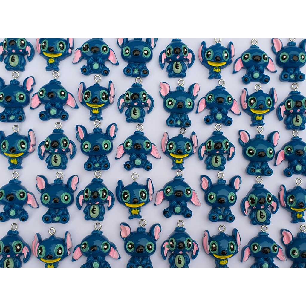 Pingente Stitch expressões em resina 10/20 unidades sortidas | Shopee ...