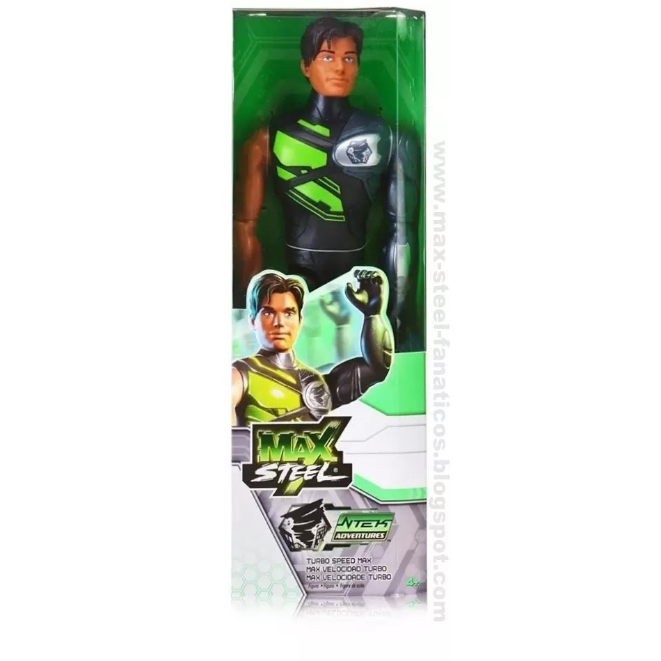 Boneco Max Steel Turbo Speed Max/Max Velocidade Turbo - Mattel 2012 ...