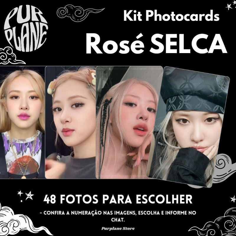 Rosé Selca Blackpink Photocards Fanmade Kpop | Shopee Brasil