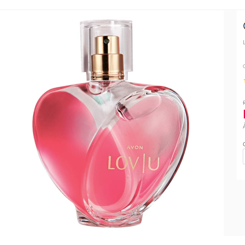 Avon Loviu Deo Parfum 75ml Conta com um Exclusivo Acorde Frisson ...