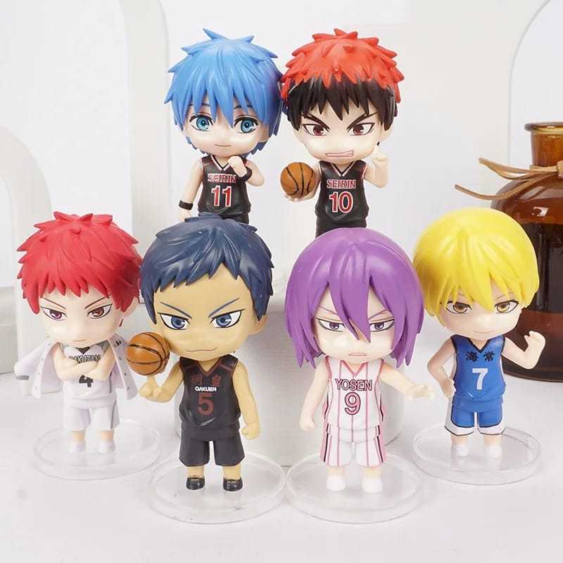 Action figures Kuroko no Basket anime basquete bonecos Kagami Aomine ...