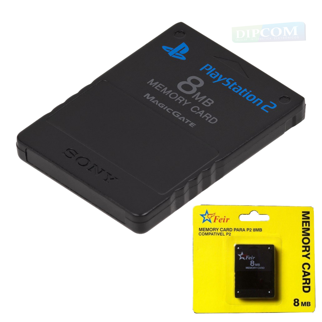 Memory Card Para Playstation 2 - Memory Card Para PS2 - 8MB / 16MB / 32MB - Corre Que Ta Baratinho