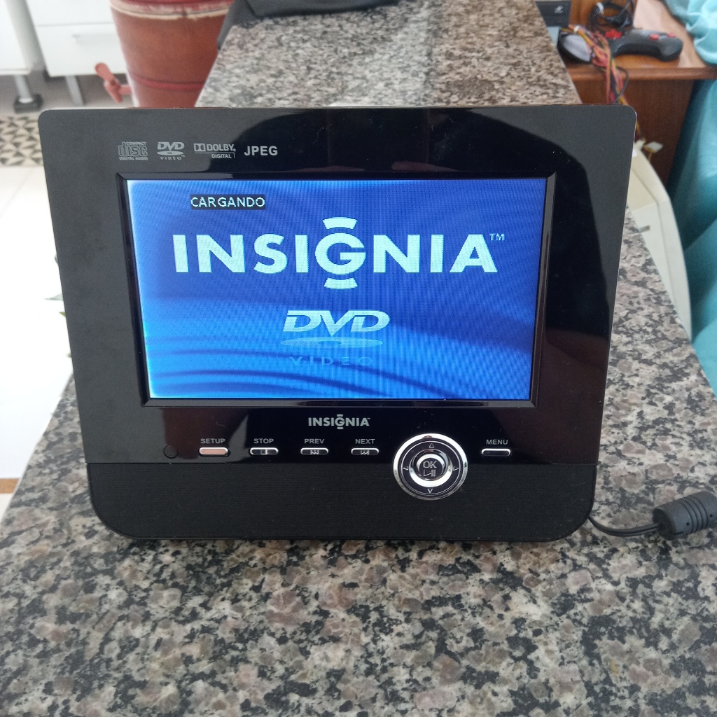 Dvd Player Insignia Tela 7 Pol Portatil - Leia O Anuncio | Shopee Brasil