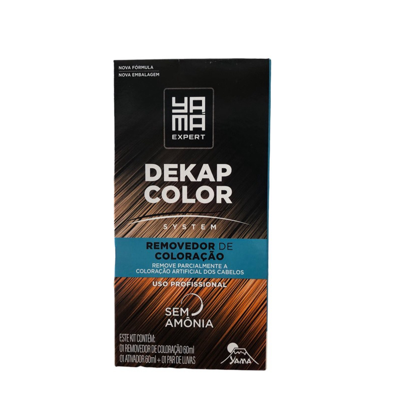 Removedor de Coloração Capilar Sem Amônia Dekapcolor Yamá 120ml ...
