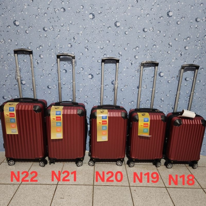 Mala De Viagem 10kg ou 12kg Zíper Duplas com segredo e rodinha 360 ABS ...